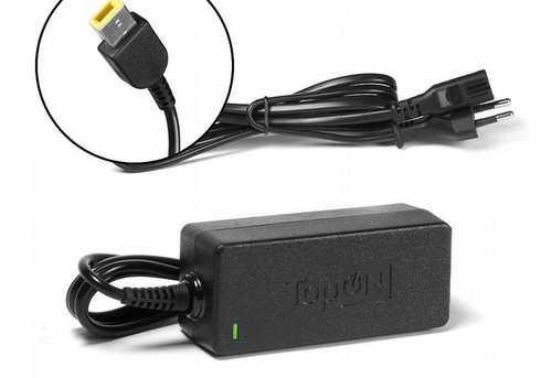 Блок питания TopON для Lenovo 20V 2.25A (USB Pin)