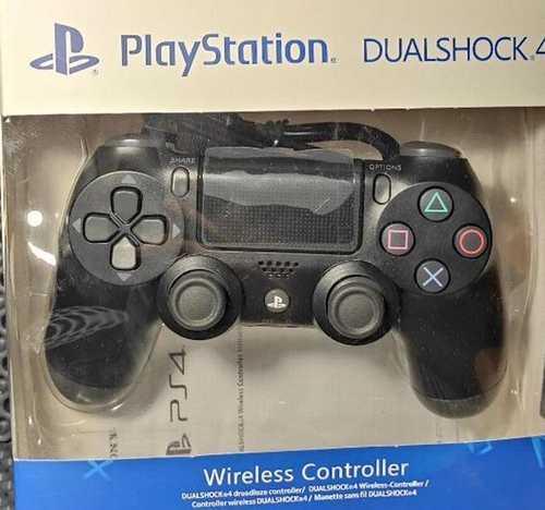 Джойстик геймпад ps4, новый, чёрный