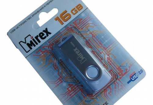 USB флешка Флешка 16 гб Mirex Swivel White