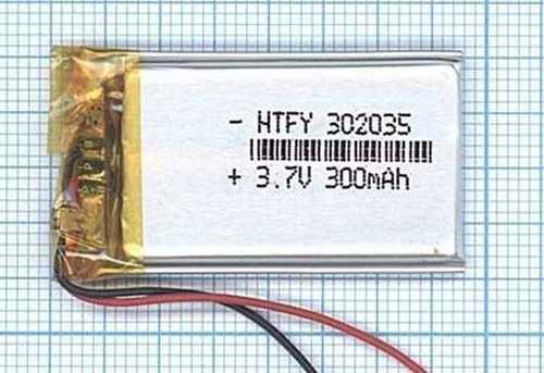 Аккумулятор Li-Pol (батарея) 3x20x35mm 2pin 3.7V/3