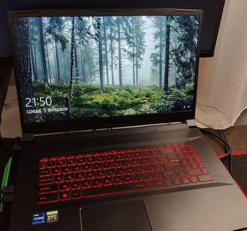 Игровой ноутбук msi katana gf76 i7-11800