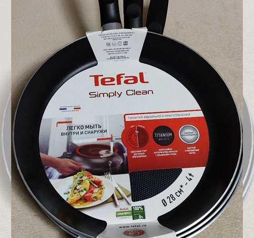 Сковорода tefal 28 см новая