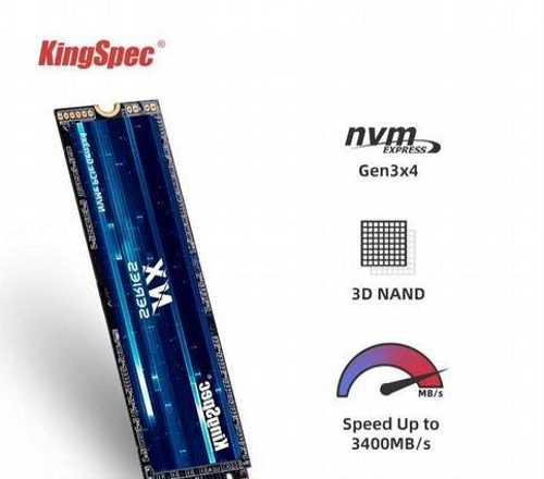 SSD 1Tb KingSpec Nx и Digma Mega S3 M2 NVMe New