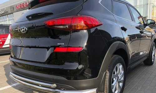 Hyundai Tucson 2018 III рест Защита зад бампера