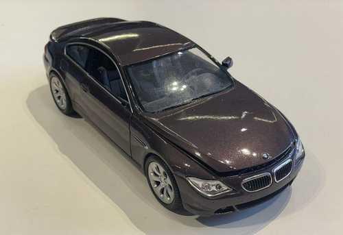 Модель 1:24 BMW 645ci welly