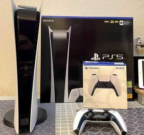 Sony Playstation 5 Digital Edition fat с дополните