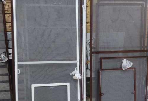 Москитные сетки, м/п окна и двери, ремонт