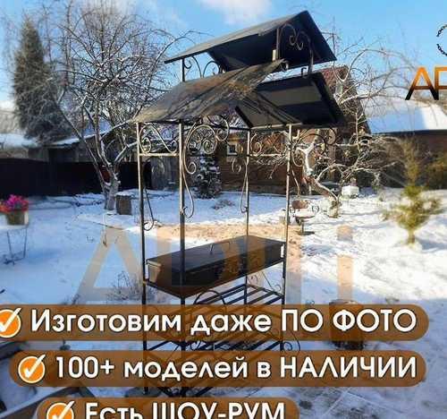 Мангал с крышей Лофт и др. в Наличии и на Заказ