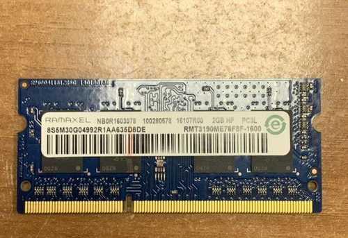 Оперативная память 2GB(4) Lenovo B50-45