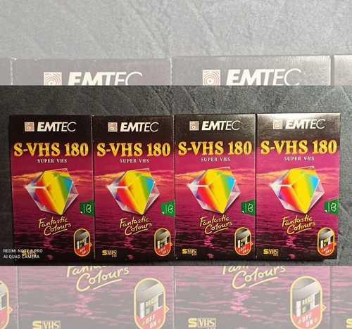 Видеокассеты s -vhs 180 Emtec (Basf)