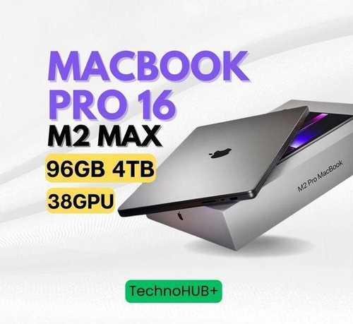 Macbook Pro 16" M2 Max (38 gpu) 96GB 4TB