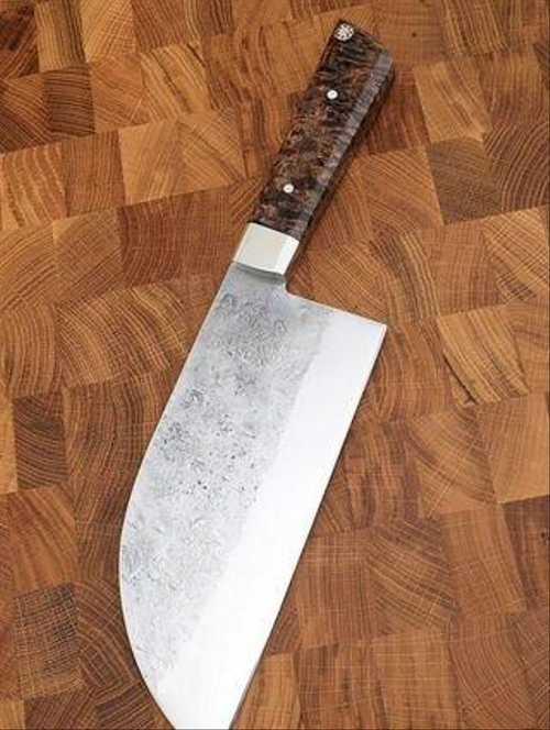 Сербский нож малый сталь кованая 95х18 цельнометал
