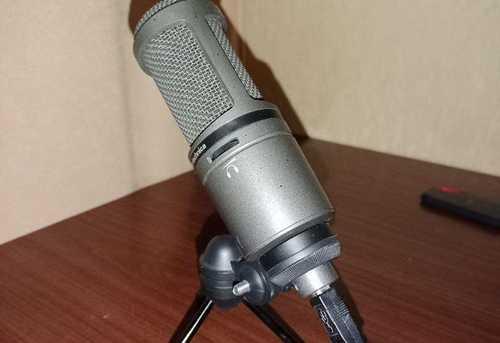 Студийный микрофон Audio-Technica AT2020USB+