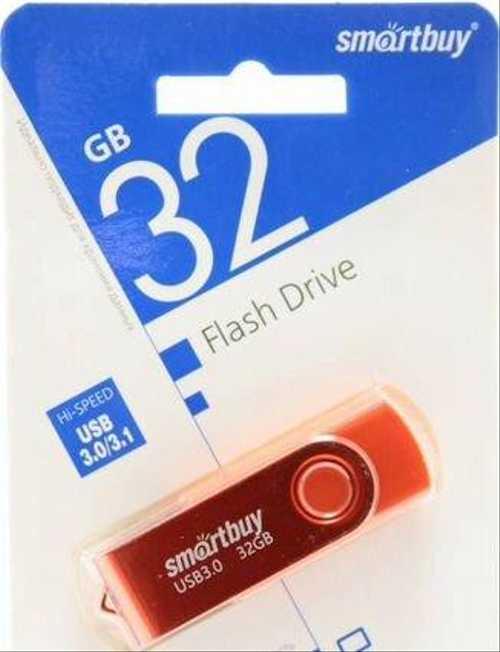 USB флешка 32GB Smartbuy Twist Red