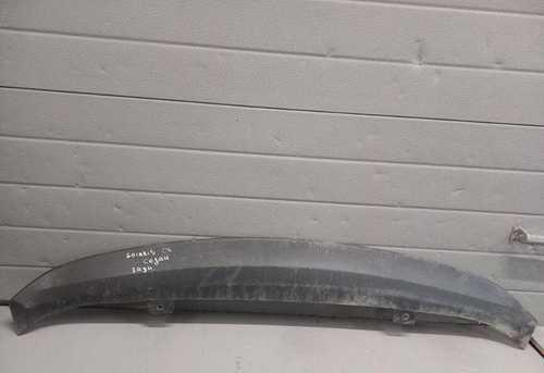 Накладка на бампер задняя Hyundai Solaris