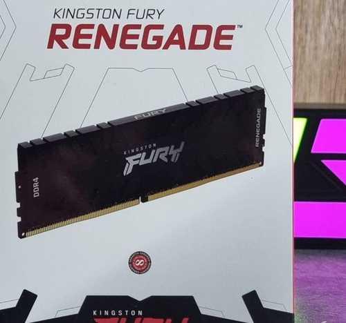 Б/у DDR4 32GB Kingston Fury Renegade 3200 KF432C16