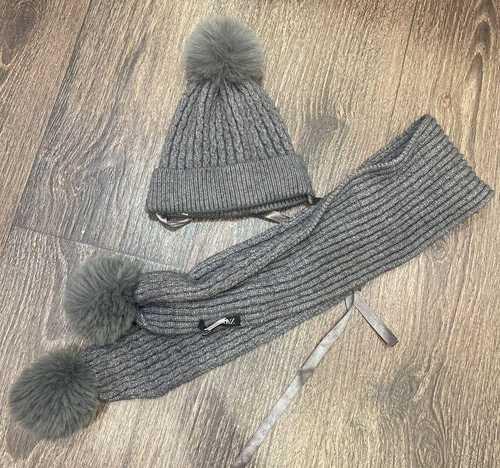 Комплект шапка и шарф zara