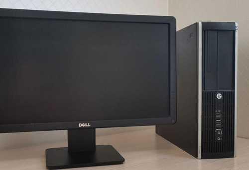 Системный блок HP с монитором Dell