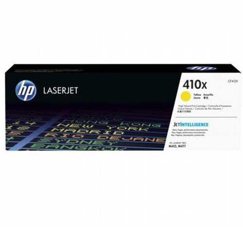 Картридж лазерный HP 410X CF412X желтый (5000стр.) для HP LJ Pro M452/M477