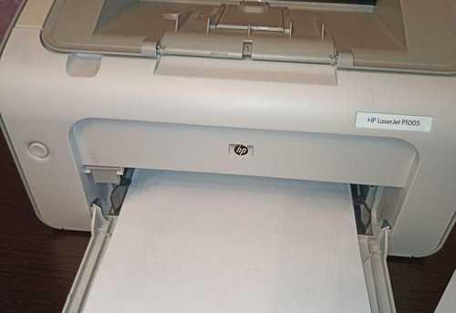 Принтер лазерный бу нр LaserJet P1005