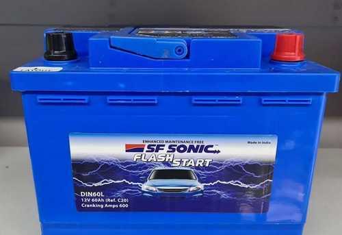 Аккумулятор 60Ач sonic ток 600А exide