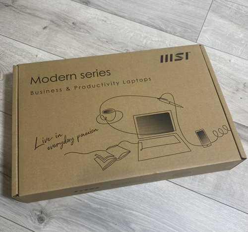 Ноутбук MSI modern 14 16 512