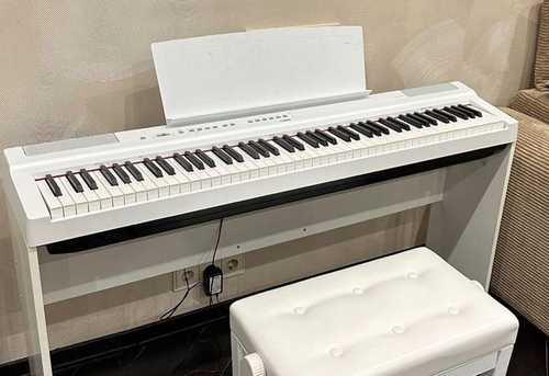 Цифровое пианино Yamaha 115, белое + стойка