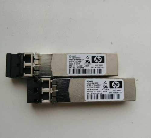 Оптический трансивер HP 4GB SW SFP, A7446B