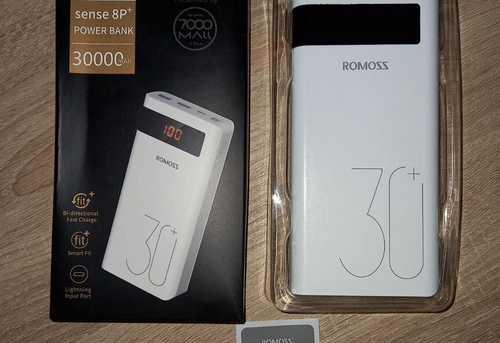 Внешний аккумулятор Romoss Sense 8P + 30000 mAh