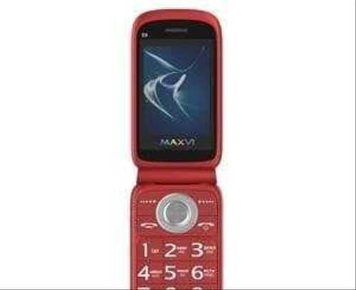 Сотовый телефон Maxvi E6 красный