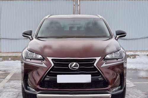 Защита переднего бампера Lexus NX 200 2014г