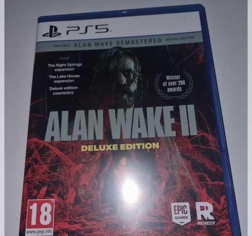 Alan wake 2 deluxe edition ps5 диск