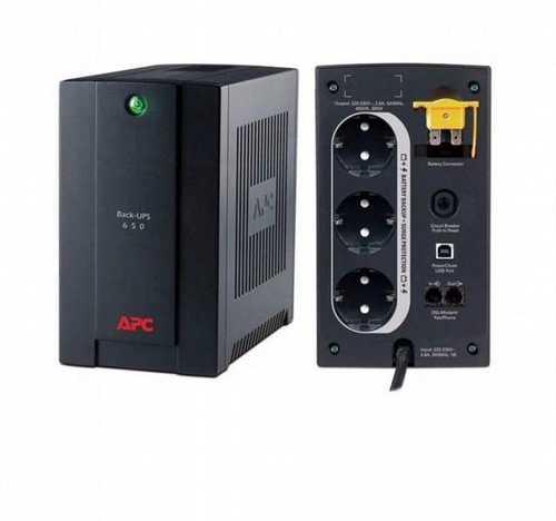 Ибп APC BX650CI-RS Back-UPS 650VA 390W