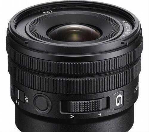 Объектив Sony E 10-20mm f/4 PZ G Lens