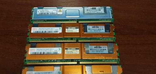 Модули памяти HP 398706-051 1GB 2Rx8 PC2-5300F