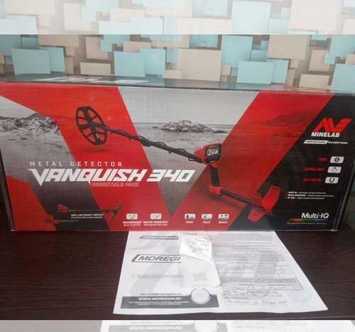 Металлоискатель minelab vanquish 340