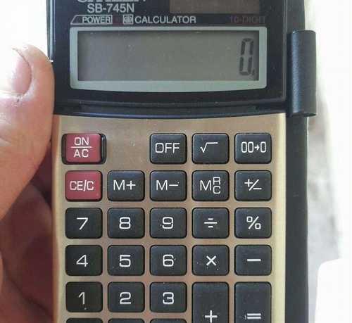 Калькулятор citizen SB 745 N