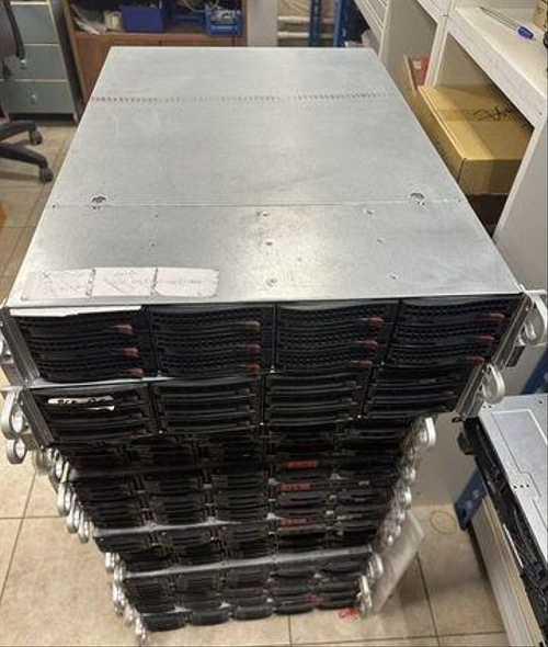 Сервера Supermicro x9dri-LN4F+ 2U CSE-826 LGA2011