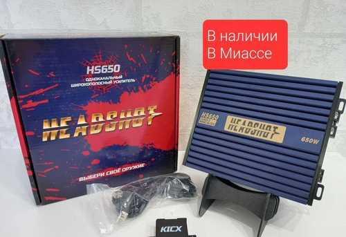 Новый широкополосный моноблок Kicx HeadShot HS 650