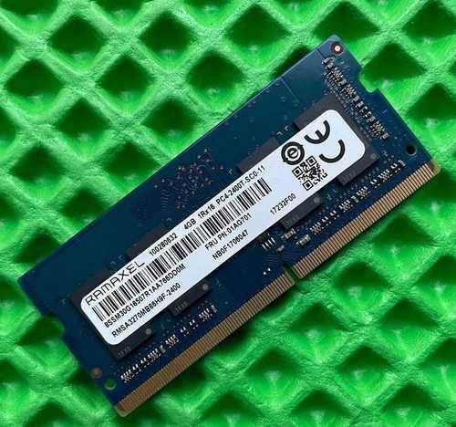 Озу RAM ramaxel 2400 DDR4 4GB арт.11648