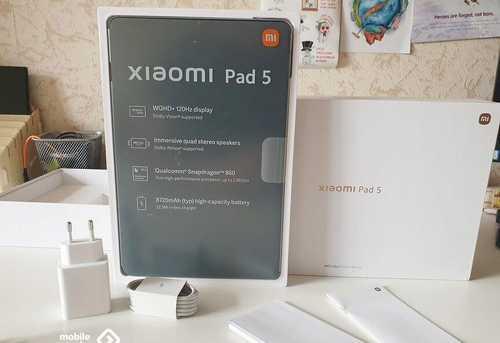 Новый Xiaomi Mi Pad 5 120Hz, 128GB, серый