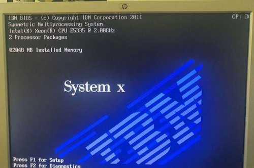 Сервер IBM x3650 m1