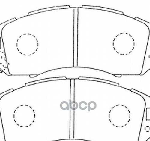 Колодки тормозные дисковые передние BP27248 SB