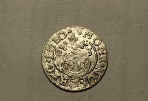 Монета Польша 1/24 талера 1623 год, серебро