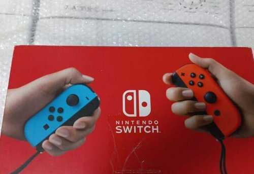 Игровая консоль Nintendo Switch (неоновый синий)