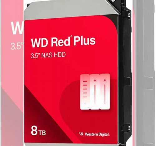 Western Digital sata-III 8TB WD80efpx NAS Red Plus