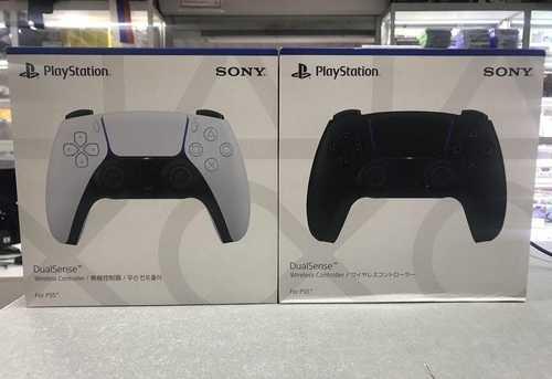 Джойстик Dual Sense для PS5, Белый и Черный
