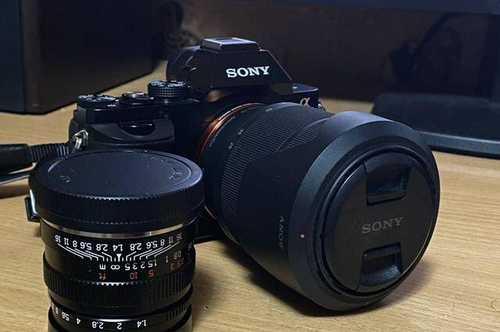 Фотоаппарат Sony A7 28-70 mm + 7artisans 35 1.4