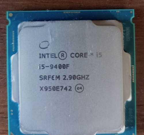 Процессор Intel core i5 9400f