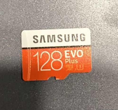 Карта памяти microsd 128 GB samsung evo plus